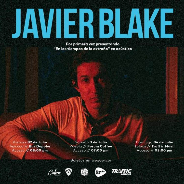 Javier Blake anuncia concierto en Puebla - Manatí