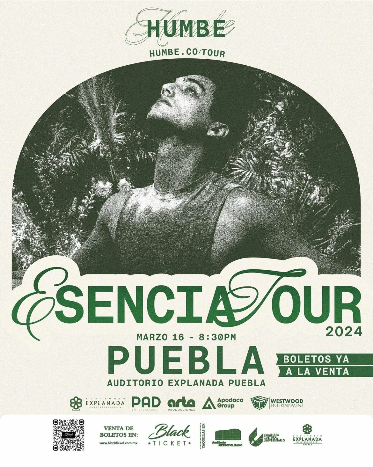 Humbe anuncia concierto en Puebla para 2024 - Manatí